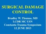 PPT - DAMAGE CONTROL RESUSCITATION PowerPoint Presentation, free ...