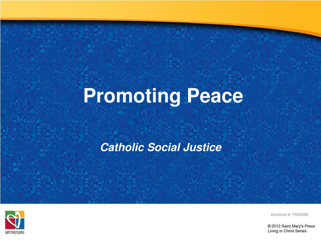 PPT - Promoting Peace PowerPoint Presentation, free download - ID:2194081