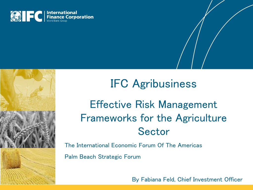 PPT - IFC Agribusiness Effective Risk Management Frameworks for the ...