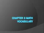 PPT - Math Vocabulary PowerPoint Presentation, free download - ID:9667825