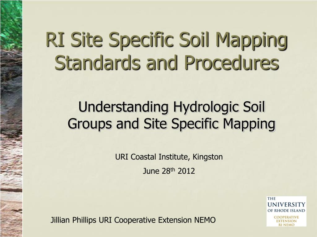 PPT - RI Site Specific Soil Mapping Standards and Procedures PowerPoint ...