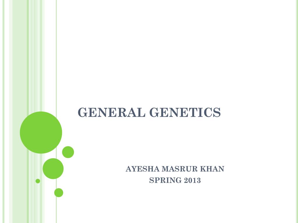 PPT - GENERAL GENETICS PowerPoint Presentation, free download - ID:2197352