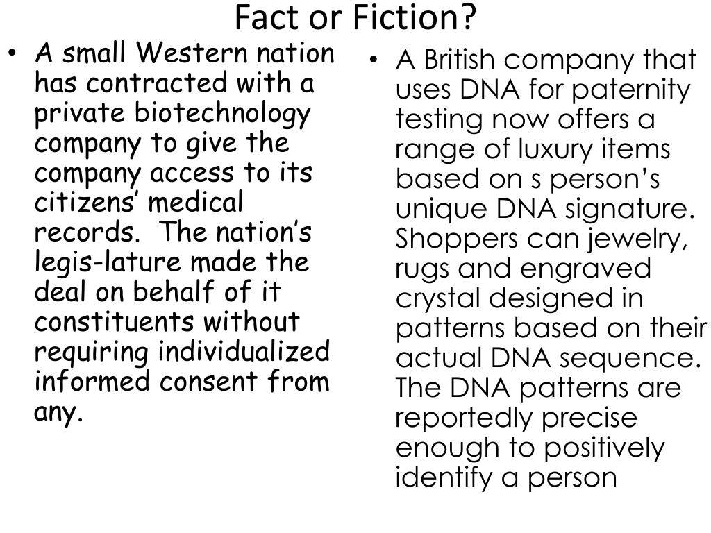PPT - Fact or Fiction? PowerPoint Presentation, free download - ID:2197505