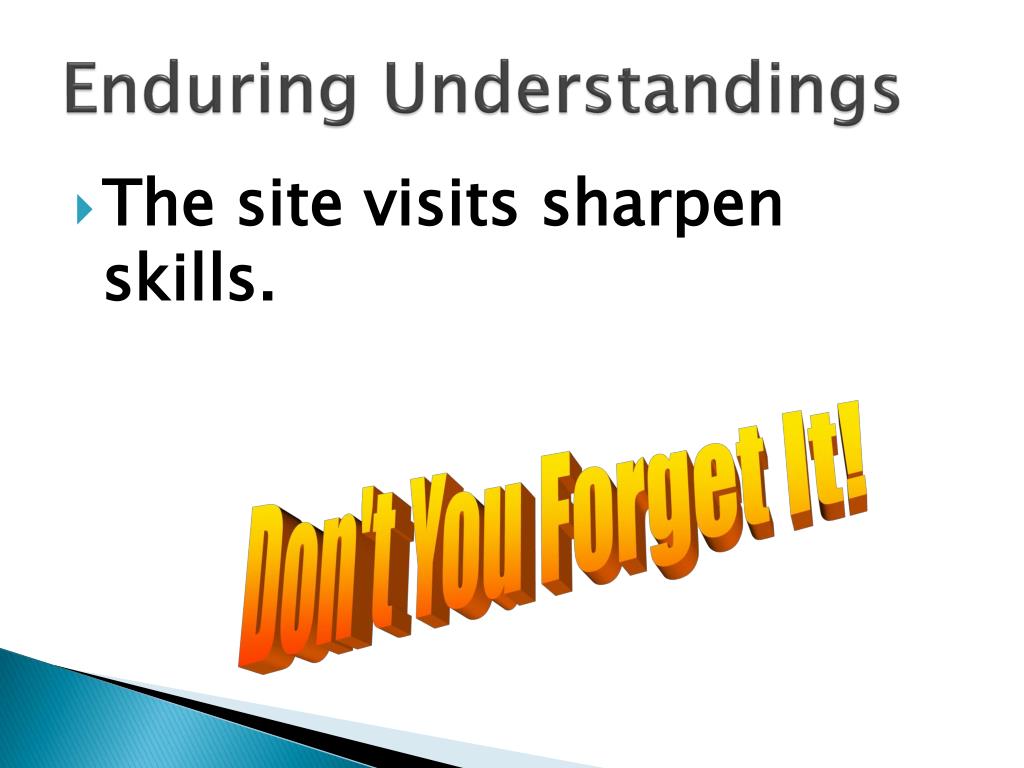 PPT - Enduring Understandings PowerPoint Presentation, free download ...