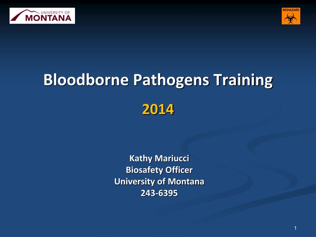 PPT - Bloodborne Pathogens Training 2014 PowerPoint Presentation, free ...