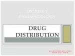 PPT - Drug Distribution PowerPoint Presentation, free download - ID:8961655