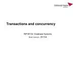 PPT - Transactions and Concurrency Control PowerPoint Presentation ...