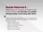 PPT - Reader Response Theory PowerPoint Presentation, free download ...