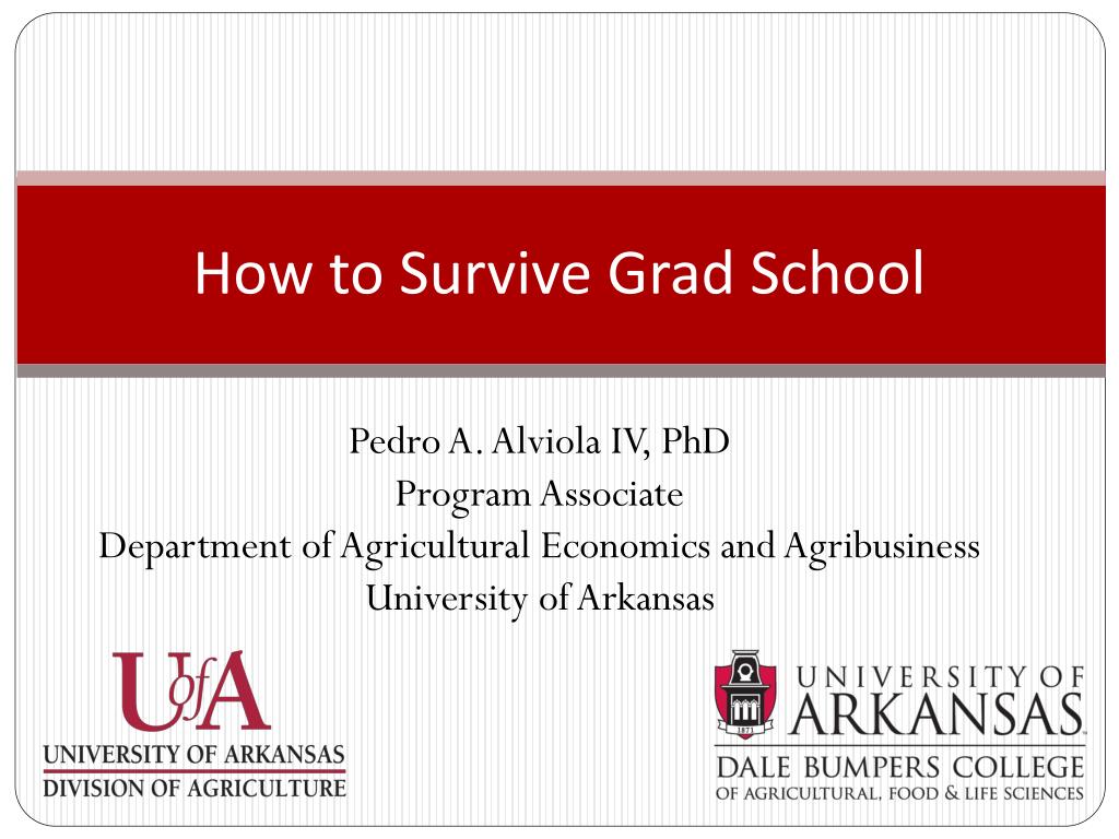 PPT - How to Survive Grad School PowerPoint Presentation, free download ...