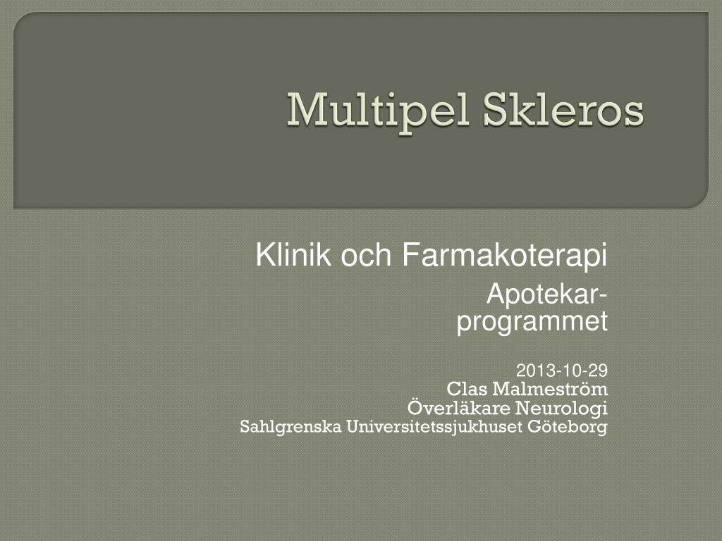 PPT - Multipel Skleros PowerPoint Presentation, free download - ID:2203925