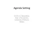 PPT - Agenda setting and problem identification PowerPoint Presentation ...