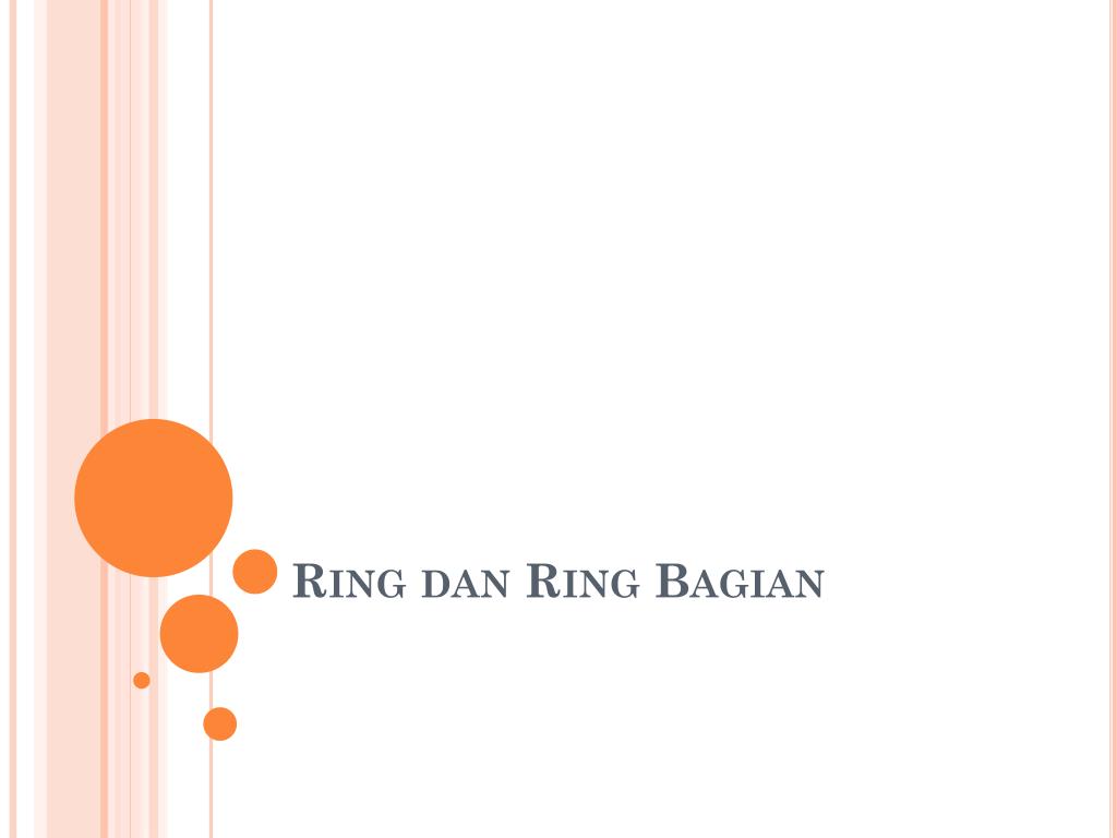 PPT - Ring dan Ring Bagian PowerPoint Presentation, free download - ID ...