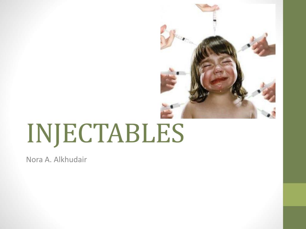 PPT - INJECTABLES PowerPoint Presentation, free download - ID:2207338