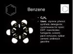 PPT - Benzene PowerPoint Presentation, free download - ID:5396759