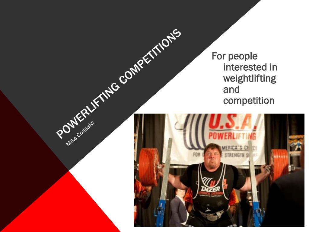 PPT - POWERLIFTING COMPETITIONS PowerPoint Presentation, free download ...