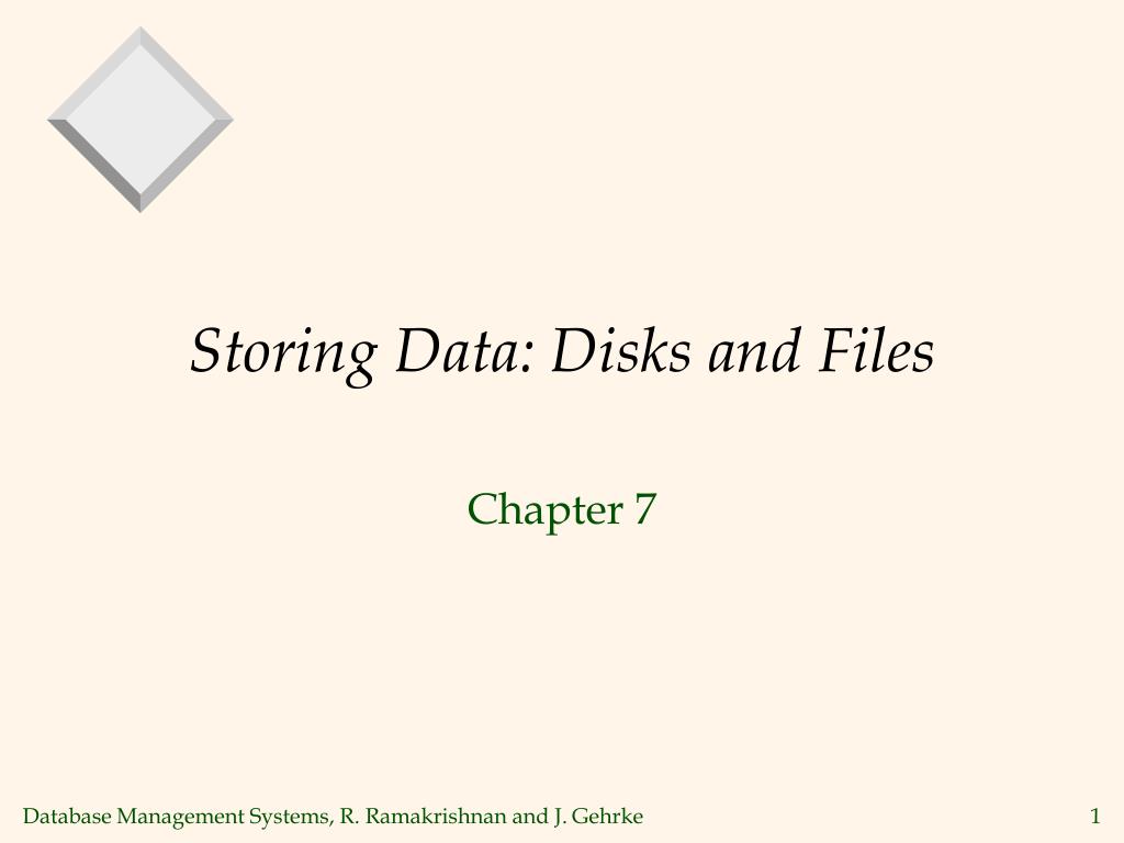 PPT - Storing Data: Disks and Files PowerPoint Presentation, free ...