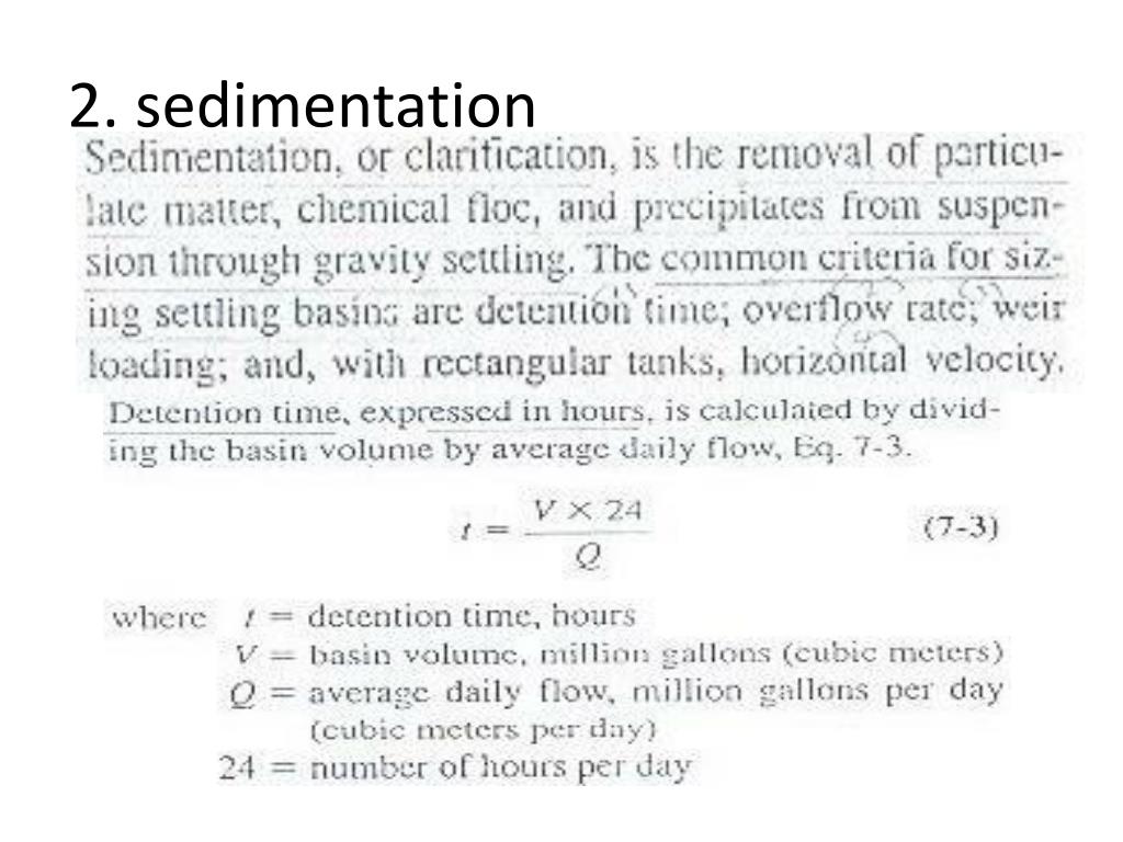 PPT - 2. sedimentation PowerPoint Presentation, free download - ID:2209657