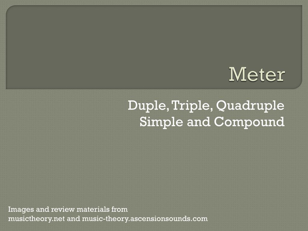 PPT - Meter PowerPoint Presentation, free download - ID:2210012