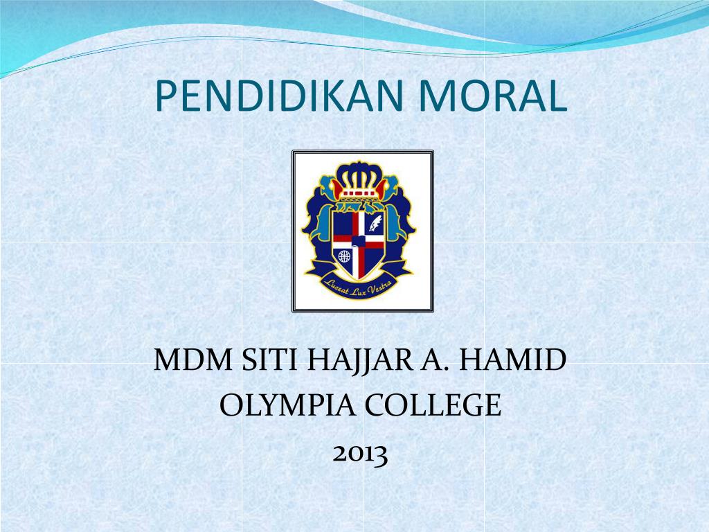 PPT - PENDIDIKAN MORAL PowerPoint Presentation, free download - ID:2210730