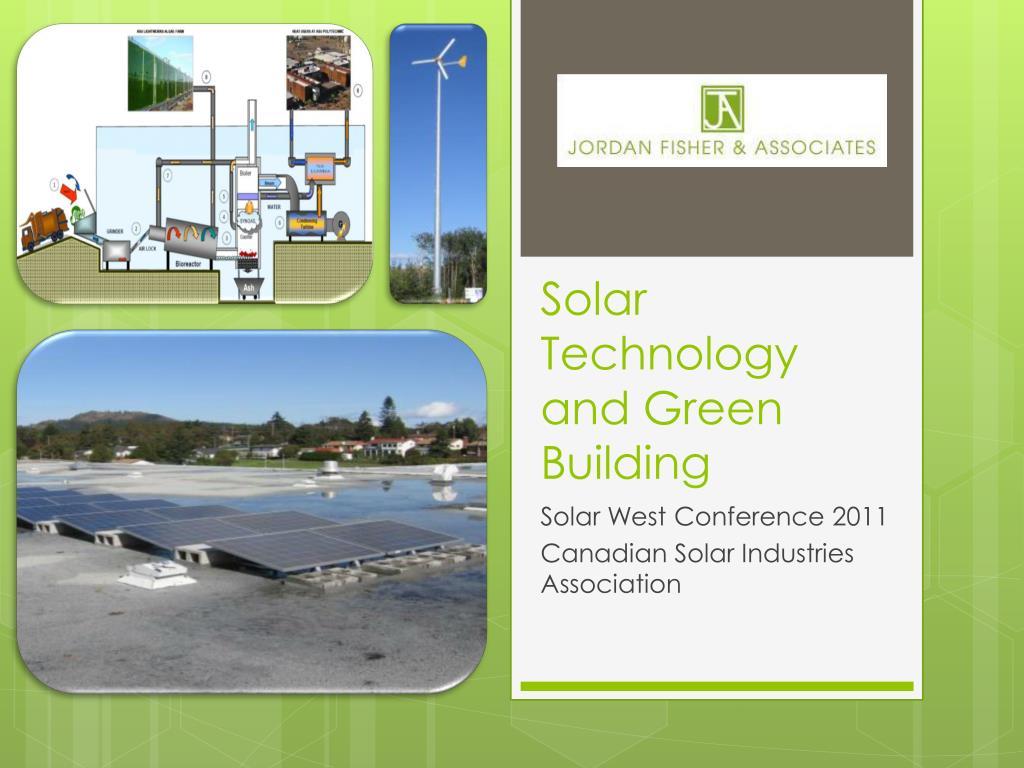 PPT - Solar Technology and Green Building PowerPoint Presentation, free ...