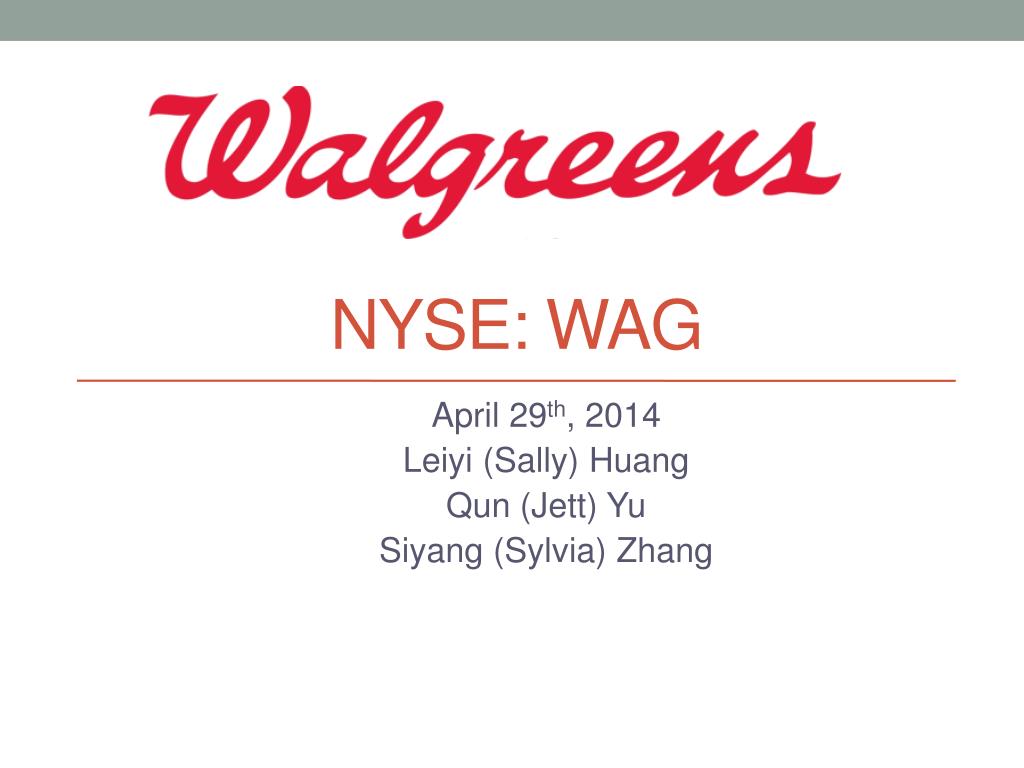 PPT - NYSE : WAG PowerPoint Presentation, free download - ID:2211765