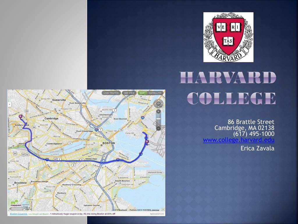 PPT - Harvard College PowerPoint Presentation, free download - ID:2212938