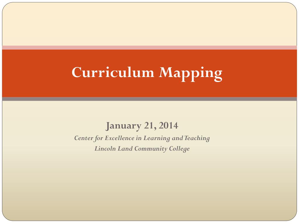PPT - Curriculum Mapping PowerPoint Presentation, free download - ID ...