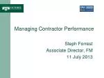 PPT - Monitoring Contractor Performance PowerPoint Presentation, free ...
