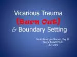 PPT - Vicarious Trauma PowerPoint Presentation, free download - ID:6818035