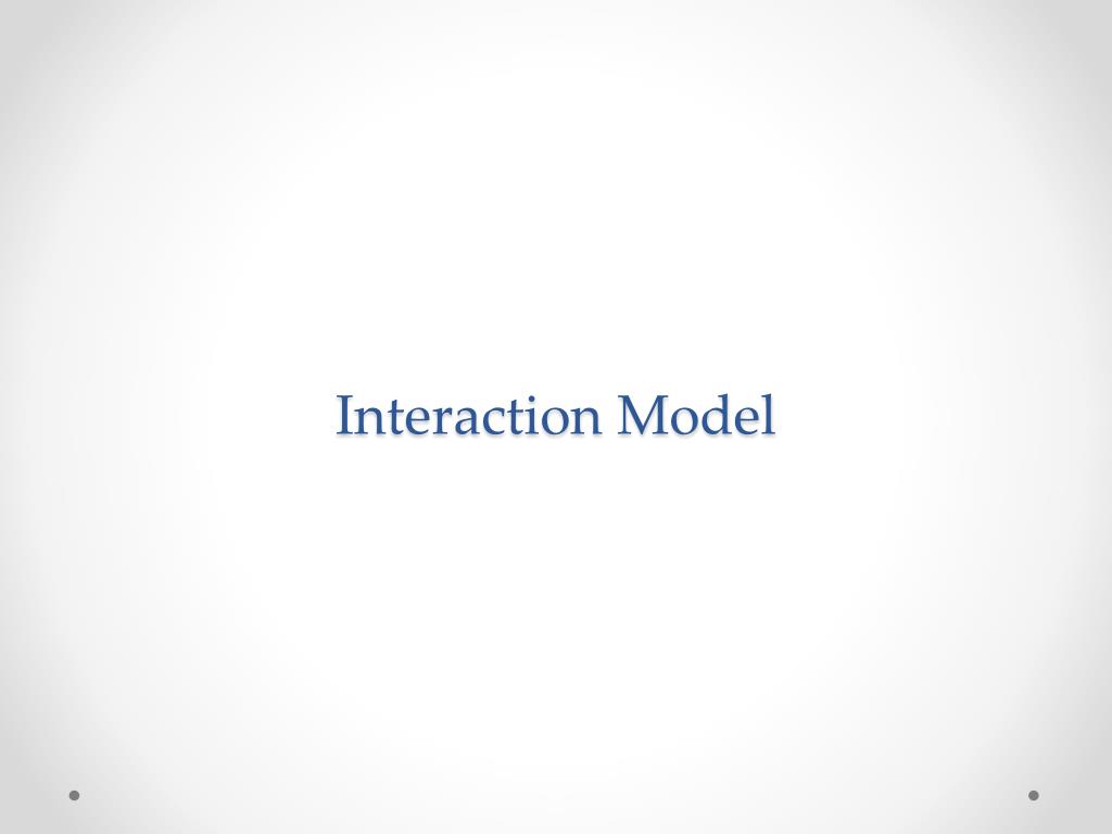 PPT - Interaction Model PowerPoint Presentation, free download - ID:2215390