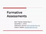PPT - Formative Assessments in the World Language classroom PowerPoint ...