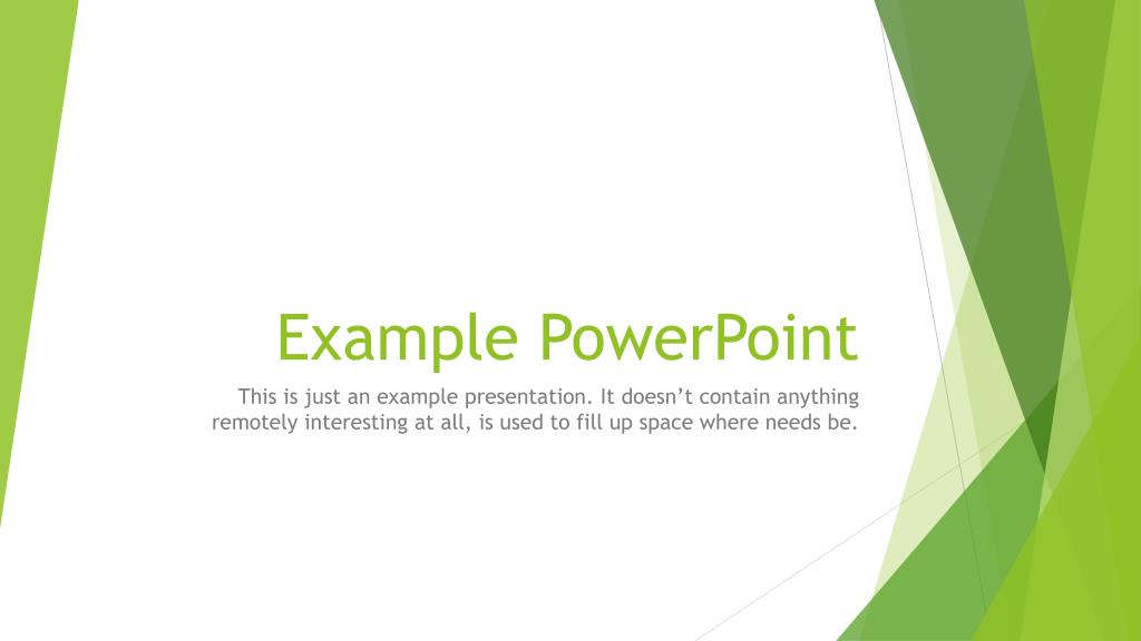 PPT - Example PowerPoint PowerPoint Presentation, free download - ID ...