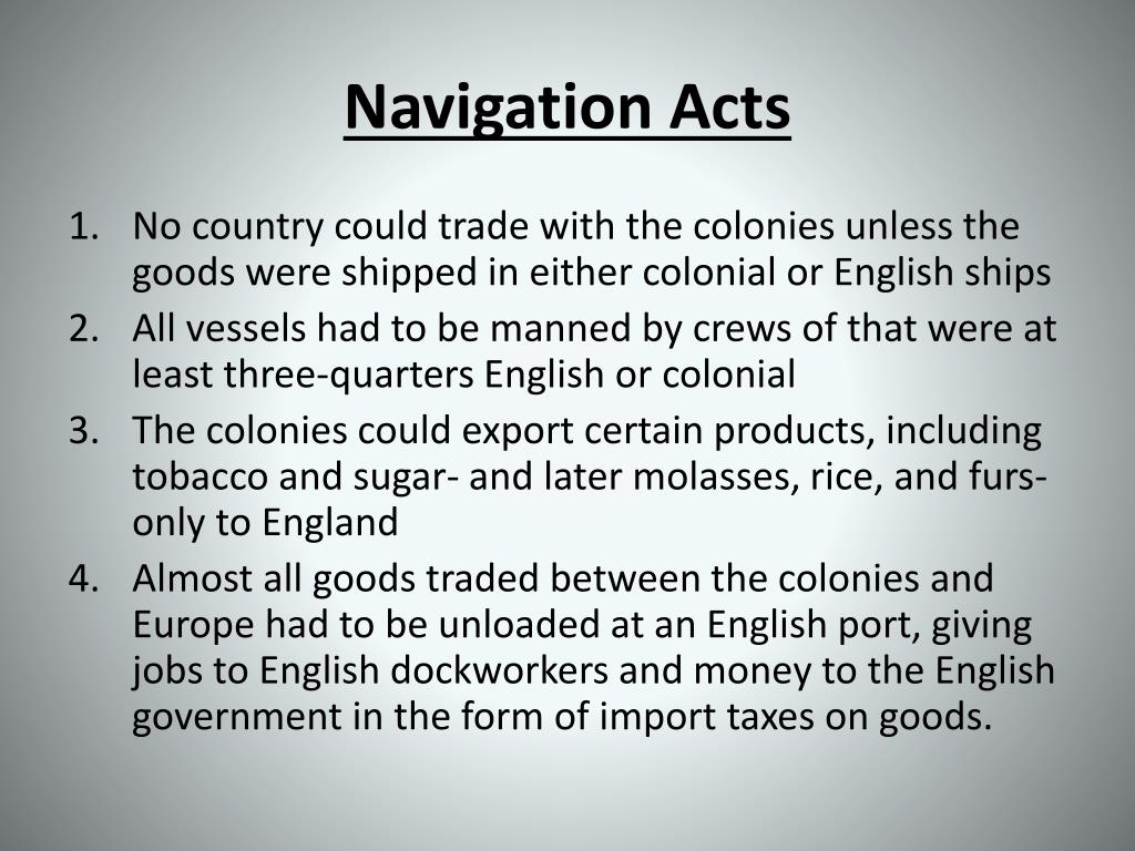 PPT - Navigation Acts PowerPoint Presentation, free download - ID:2218639