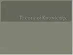 PPT - Theory of Knowledge PowerPoint Presentation, free download - ID ...
