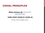 PPT - Visual Perceptual Principles PowerPoint Presentation, free ...