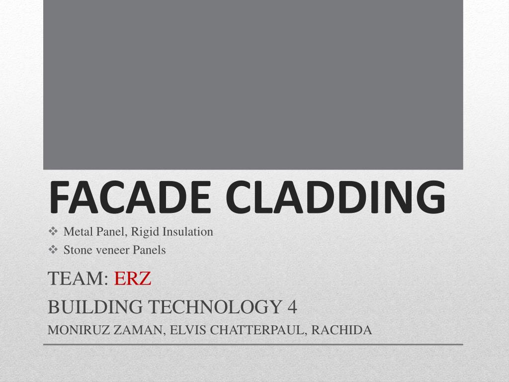 PPT - FACADE CLADDING PowerPoint Presentation, free download - ID:2222875