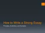 PPT - HOW TO WRITE A DISCURSIVE ESSAY PowerPoint Presentation, free ...
