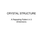 PPT - A Brief Introduction to Crystal Structure PowerPoint Presentation ...