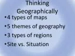 PPT - Thinking Geographically PowerPoint Presentation, free download ...