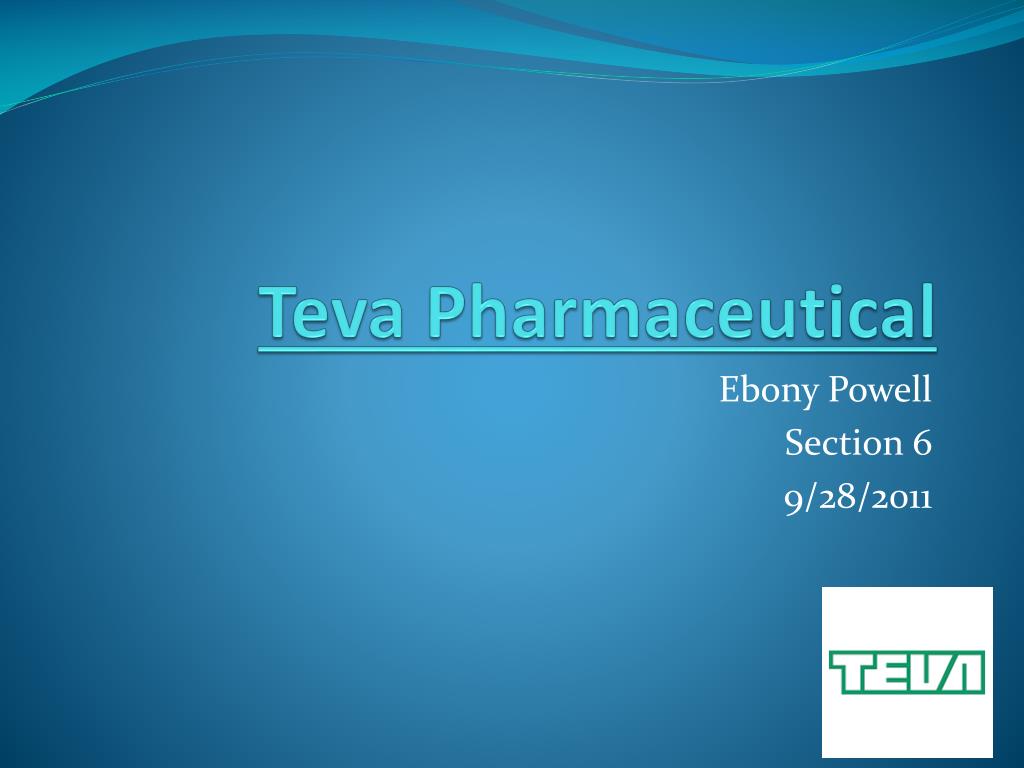 PPT - Teva Pharmaceutical PowerPoint Presentation, free download - ID ...