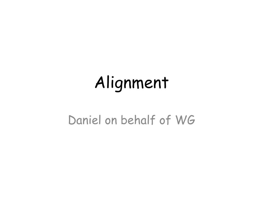 PPT - Alignment PowerPoint Presentation, free download - ID:2227217