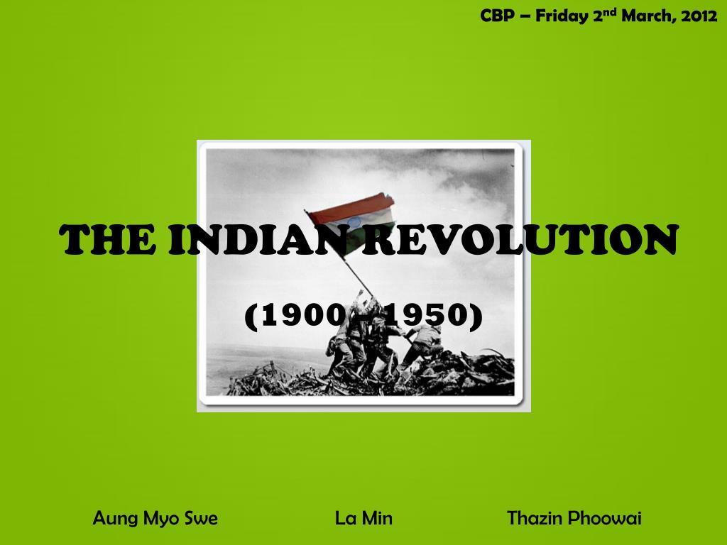 PPT - THE INDIAN REVOLUTION PowerPoint Presentation, free download - ID ...