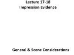 PPT - Impression Evidence PowerPoint Presentation, free download - ID:1839373