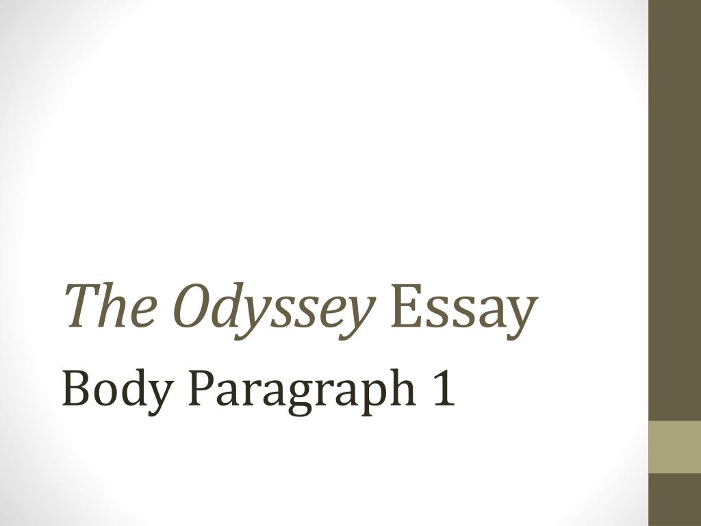 PPT - The Odyssey Essay PowerPoint Presentation, free download - ID:2228338