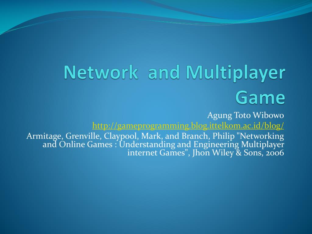 PPT - Network and Multiplayer Game PowerPoint Presentation, free ...