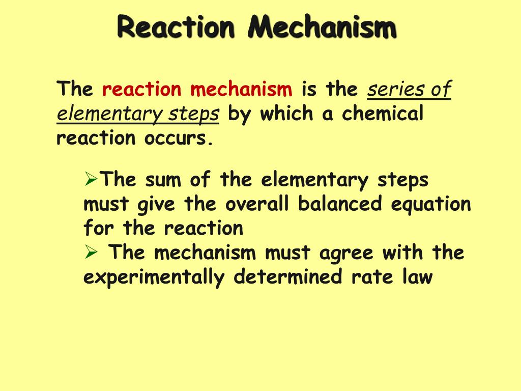 PPT - Reaction Mechanism PowerPoint Presentation, free download - ID ...