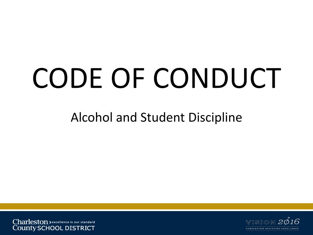 PPT - CODE OF CONDUCT PowerPoint Presentation, free download - ID:2230421