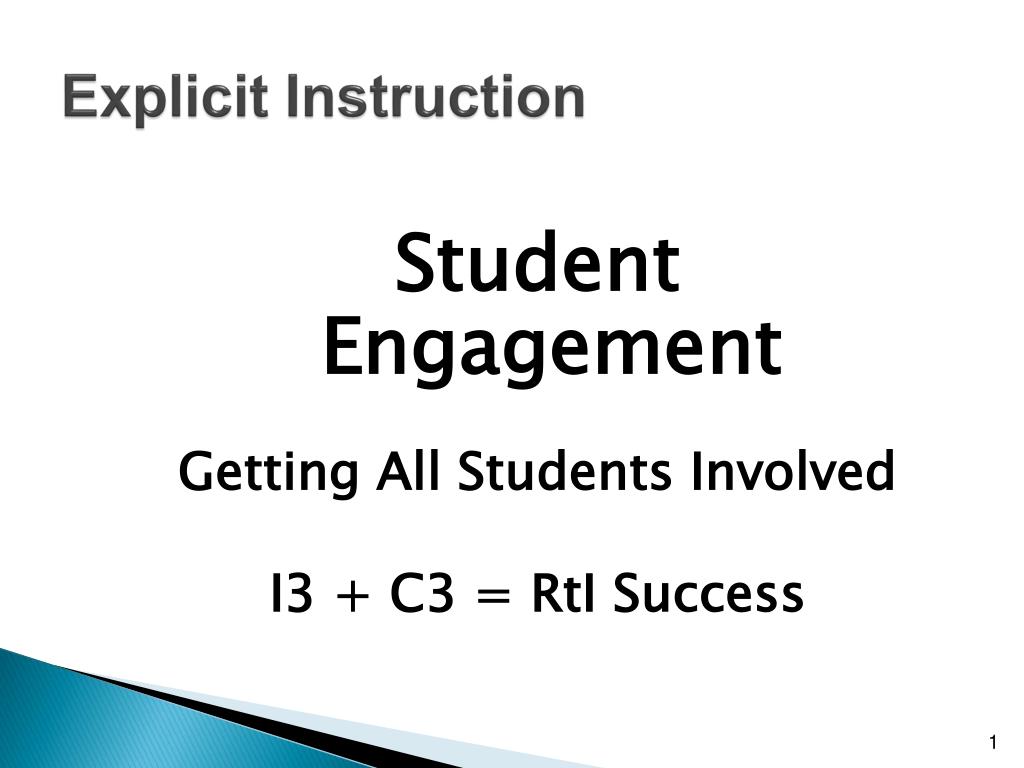 PPT - Explicit Instruction PowerPoint Presentation, free download - ID ...