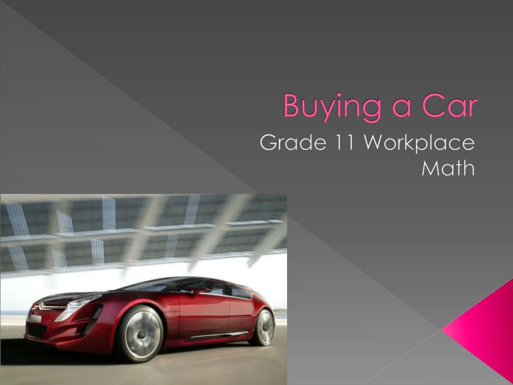 PPT - Buying a Car PowerPoint Presentation, free download - ID:2231532