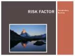 PPT - Risk Factor Approach PowerPoint Presentation, free download - ID ...